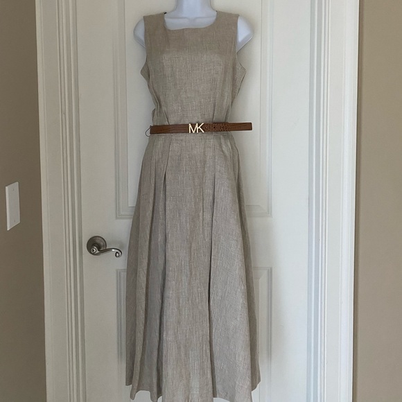 Talbots | Dresses | Vintage Talbots Sara Campbell Linen Sleeveless Old ...